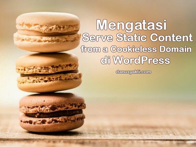 Mengatasi Serve Static Content from a Cookieless Domain di WordPress » Danusyakti